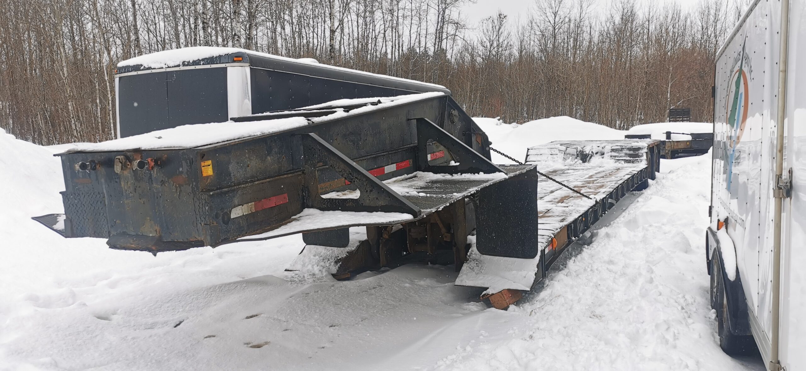 1992 JC Trailer 30/40 ton T/A Lowboy - Active Equipment Sales